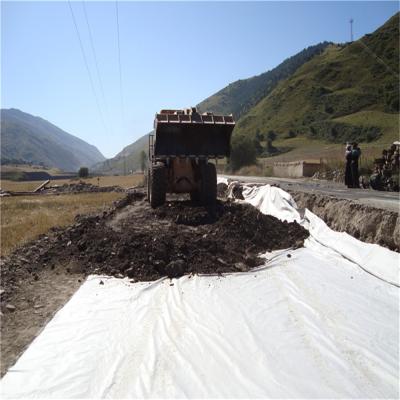 China 200g/400g Geobag não tecido Geotextil Grow Tube Sand Geobag para terra Largura 1-6m à venda