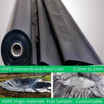 Cina 1 mm 0,3 mm HDPE LLDPE Geomembrane Pond Liner per piscine da giardino Fish Farm Facile da installare in vendita