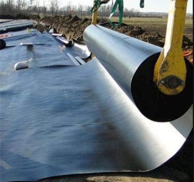 Cina 2m-8m Larghezza Geomembrana HDPE Dam Liner Fish Farm Pond Geomembrane di plastica in vendita