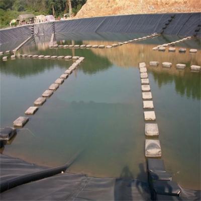 Cina Lunghezza 50m-100m Larghezza 1m-10m Geomembrane in HDPE per stagno di allevamento di pesci e linea di stagno di stagno in vendita