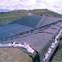 China High Density Polyethylene Geomembrane for Waterproof Projects 1mm Thickness 2m-8m Width for sale