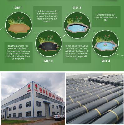 中国 0.2-3mm HDPE 地膜内膜 工業設計スタイルにおける防水プロジェクト用 販売のため