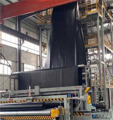 China 0.75mm HDPE Geomembrane Fish Farm Pond Liner voor aquacultuur ASTM GRI-GM13 Standard Te koop