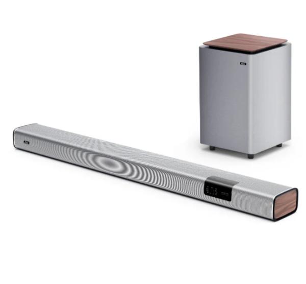 Quality 2.1 Channel Home Theater Soundbar With Wireless Subwoofer Support USB BT For TV Room Speaker System for sale