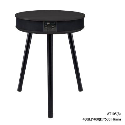 China Custom Smart Furniture Side Table With Speakers Solid Wooden For Indoor for sale