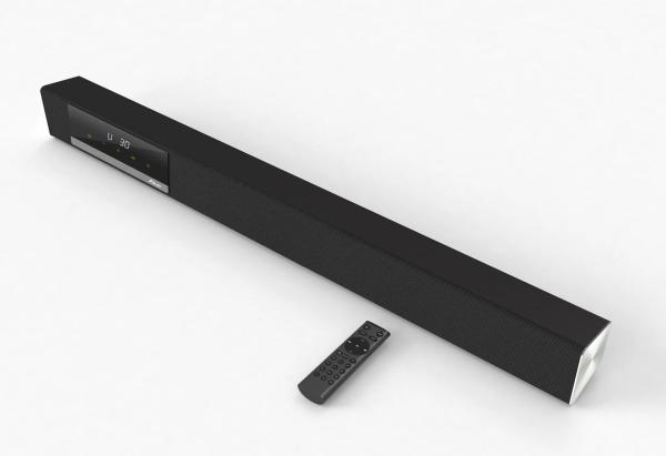 Quality All-in-one soundbar built-in subwoofer wireless soundbar for 5.0 Speaker LED display Hanging Neck Design wooden single Subwoofer Stereo Audio for sale