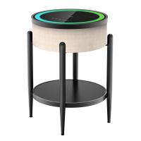 China Modern Smart Bedside Table Wireless Charging Speaker bluetooth connecting nightstand coffee table speaker for sale