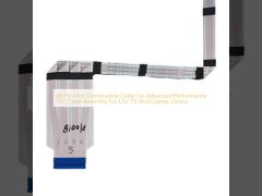 68 pin mini-combinatiekabel voor geavanceerde prestaties FFC-kabelassemblage voor LSV-tv en displayapparaat
