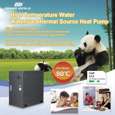 China 14KW High COP Outlet Goethermal Ground Source Heat Pump For Green House Heating for sale