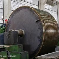 China BOPP BOPET Chill Roller 3000mm Diameter Casting Roller Double Shell for sale
