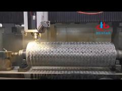 wallpaper steel embossing roller 100mm-1500mm dia stainless roller