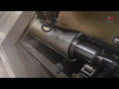 42crmo heating metal embossing roller for nonwoven fabric laser engraving