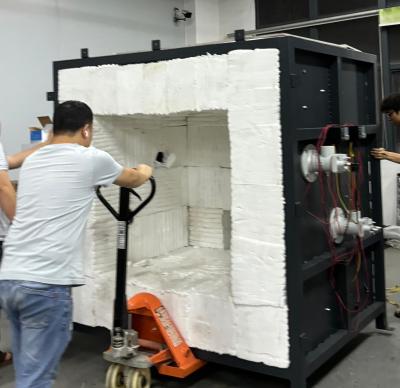 China Estructura de acero Horno de ensayo de muestras a prueba de resistencia al fuego en venta
