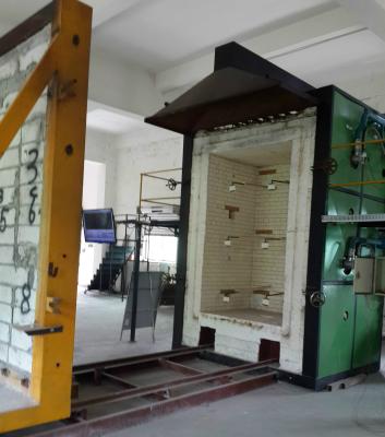 China ISO834-1Plywoods and flush door Fire Resistance Vertical Furnace And Horizontal Testing Furnace EN13381-8 for sale