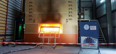 China Lab Testing Machine NFPA285 Fire Propagation Testing Apparatus for Exterior Wall Assemblies for sale