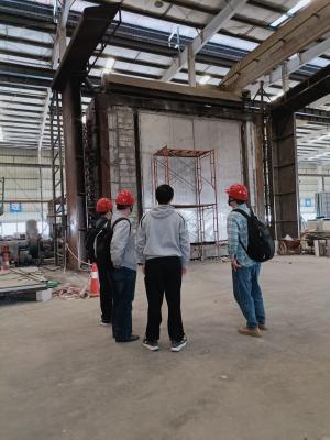 Cina Resistenza al fuoco di componenti edilizi Forno orizzontale EN1363-1 Standard in vendita