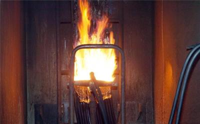 China Wire & Cable Bundle Combustion Tester， Vertically Installed Bundled Wires And Cables Testing Machine for sale