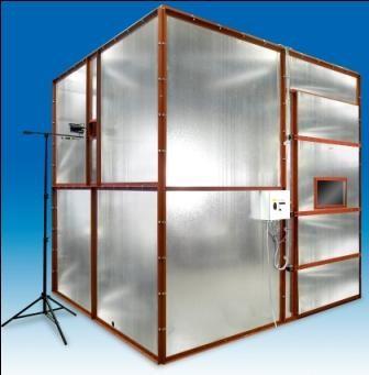 Volume 3m³ 220V 50Hz Wire Testing Equipment , Cable Smoke Density Burning Apparatus 