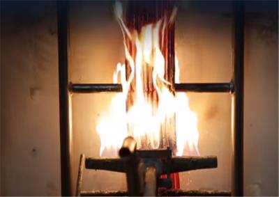 China Vertical Flame Fire Propagation Test Equipment For Bunched Cable for sale