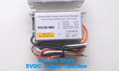 Cina Le zavorre UV della zavorra DC12V PL15-425-18D12 4-18W dell'alimentatore in CC convertono l'alimentatore a corrente alternata in vendita