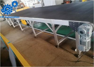 China Schwarze PVC-Gurt-automatisierte Förderer-Systeme 40mm * 40mm im Aluminium-Profil zu verkaufen