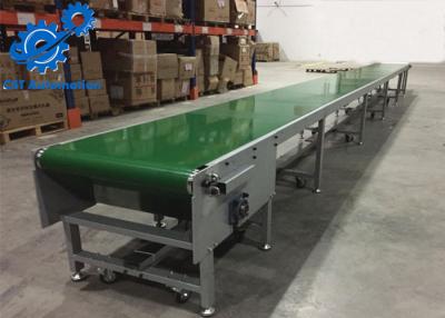 China Kohlenstoffstahl-automatisierte Förderer-Systeme, PVC-Gurt-Rollenbahn-Systeme zu verkaufen