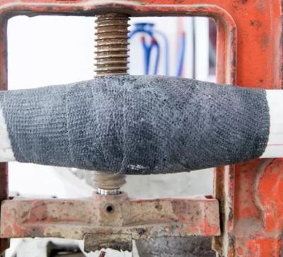 China Wholesale Polymer Fiberglass Tape Stainless Steel Pipe Repair Clamp Low Pressure Leak Point Sand Hole Repair Bandage for sale