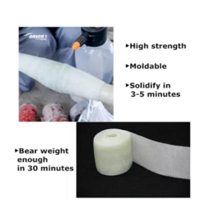 China Manufacturer Customized Strong Adhesive Fiberglass Pipe Repair Bandage Repair Kit Water Tube Fittings Push Fit Connector for sale