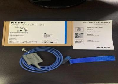 China PHILIP M1191BL Adult Spo2 Sensor Reusable 3m D Head 8 Pins Ref 989803144381 for sale