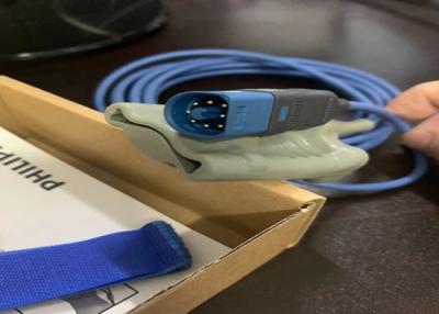 China PHILIP M1191BL Adult Spo2 Sensor Reusable 3m D Head 8 Pins Ref 989803144381 for sale