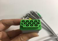 China Multi Link ECG Replacement Parts Cable 3 Lead With Integrated Grabber Lead Wire 3.6M for sale