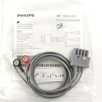 China PHILIP  Original CBL 3 Leadset, Snap, AAMI, ICU REF:989803160671 for sale