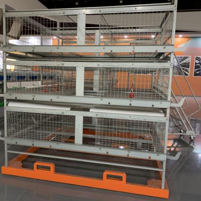 China Galinhas que cultivam o tipo de 4 células de alimentação gaiola de H das aves domésticas à venda