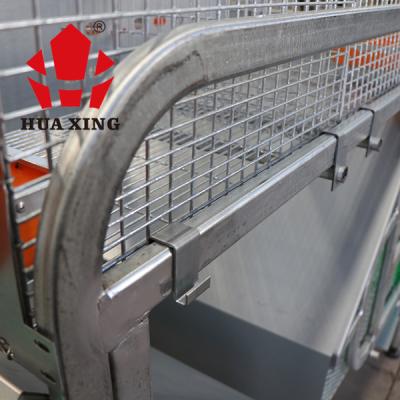 Cina Gabbia commerciale galvanizzata immersa calda del coniglio della batteria delle attrezzature della gabbia dell'azienda agricola del coniglio della gabbia per polli di batteria del coniglio della carne in vendita