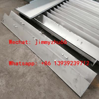 China 0.3M Height Automatic Manure Removal System High Rearing Efficiency Green Color for sale