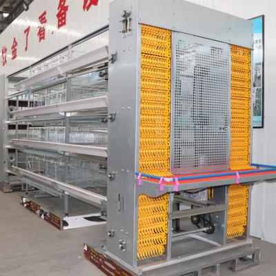 Cina gabbia in batteria automatica del Sudafrica della gabbia per polli del pollo di strato di 4Tiers 160Birds l'Uzbekistan in vendita