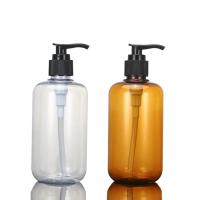 China Amber Empty Plastic Shampoo Bottles 6.8oz Screen Printing for sale