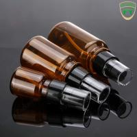 China Mini W55mm Fine Mist Small Refillable Plastic Bottles Round Shape for sale