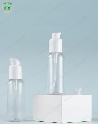 China 60ml Empty Lotion Bottles With Pump Boston Round Cosmetics Packaging for sale