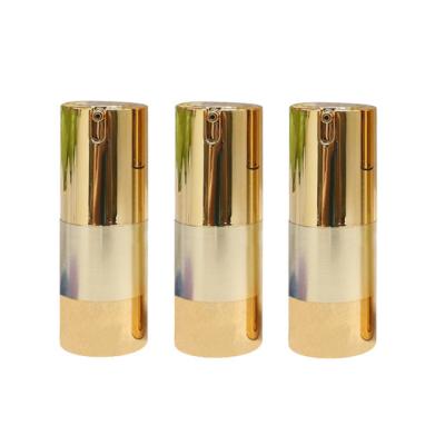 Luxusgoldluftlose Zufuhr füllt LOGO Soem-15ml ab