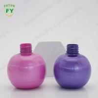 China 180ml Spherical Plastic Pump Bottles Diameter 24mm For Shampoo for sale