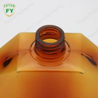 China Plastic Hexagon Shape Plastic PET Shampoo Bottle 300ml 500ml for sale