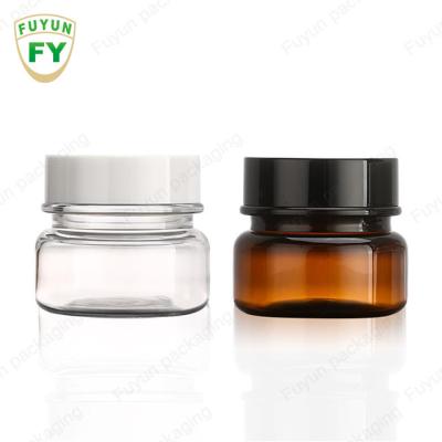 China Kosmetische Kruik van het luxe de Amber30g 50g Plastic HUISDIER voor Gezichtsroom Te koop