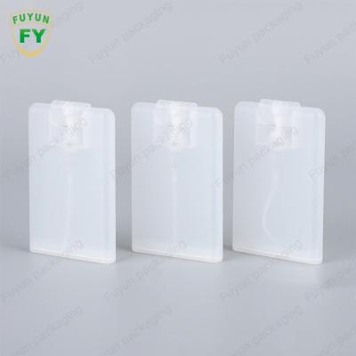 China 10ml 20ml PP Credit Card Spray Pump Bottle For Essential Oil for sale