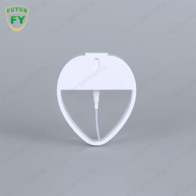 China Unique 20ml Portable Spray Pump Bottle Pocket Perfume Plastic Container for sale
