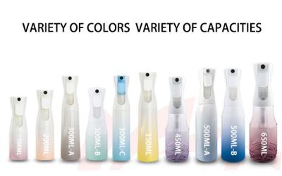 中国 Fuyun Elegant 160ml 200ml 300ml 350ml 450ml 500ml 650ml Continuous Fine Mist Sprayer Pump Bottle 販売のため