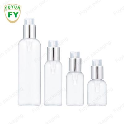 China Fuyun 50ml 75ml 100ml 250ml pet plastic empty skincare lotion pump bottle Te koop