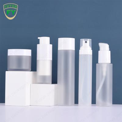 China 50ml de transparante Plastic Container van de het Gezichtsroom van Skincare van Pompflessen Te koop