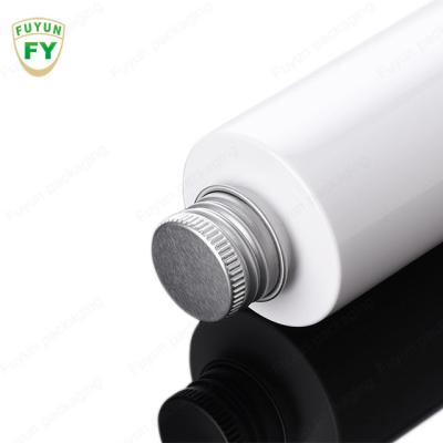 China 200ml White Color Toner Liquid Plastic Bottle With Sliver Screw Cap for sale