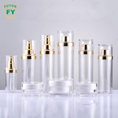 中国 注文のアクリルのローションのスプレー ポンプびんの瓶セット30ml 100ml 120ml Skincare 販売のため